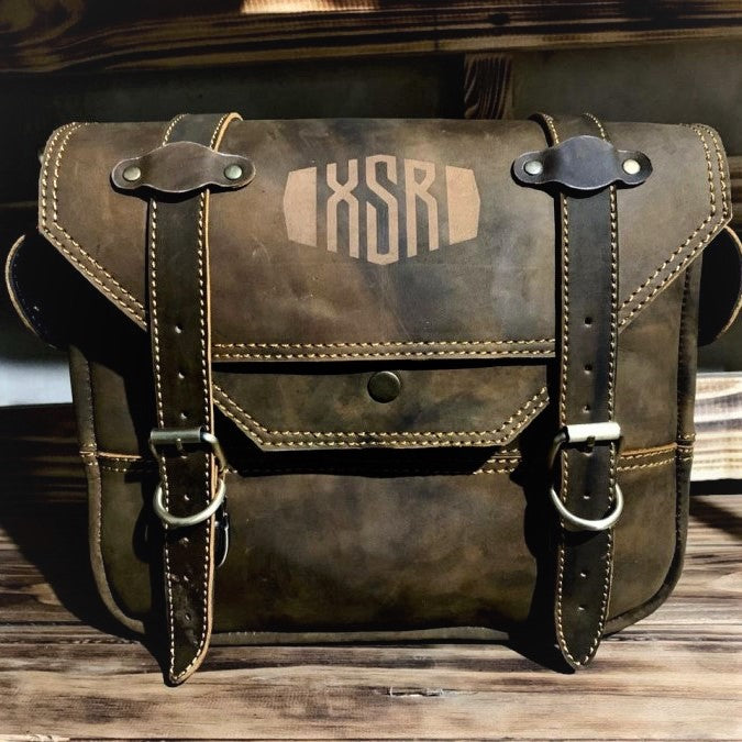 YAMAHA XSR155 handmade leather side bag XSR900 are applicable – Indo ...